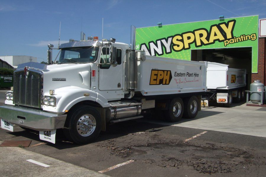 Trucks Spray Painting